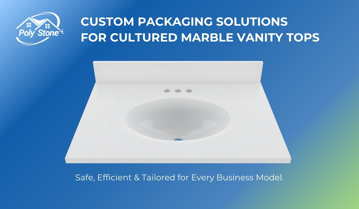 Dazzling Cultured Marble Vanity Top Packaging Solutions